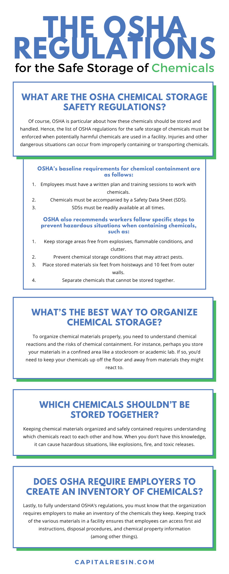 Osha Chemical Storage Guidelines Osha Chemical Storage Guidelines