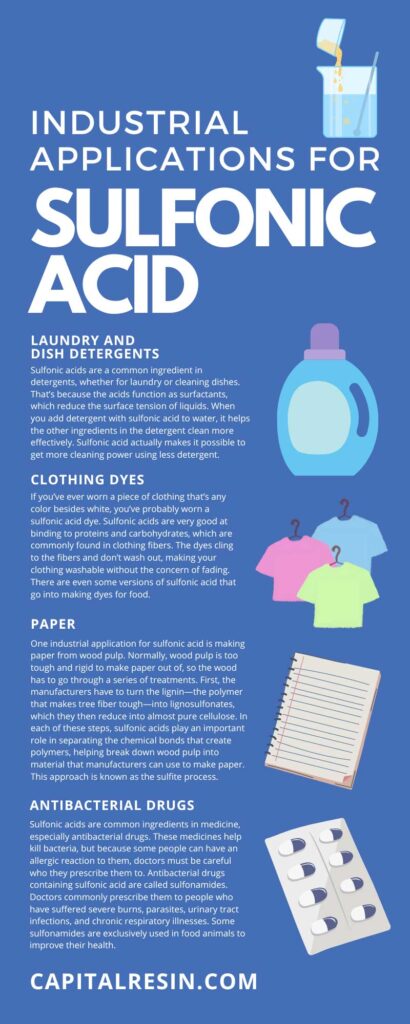 5 Industrial Applications for Sulfonic Acid