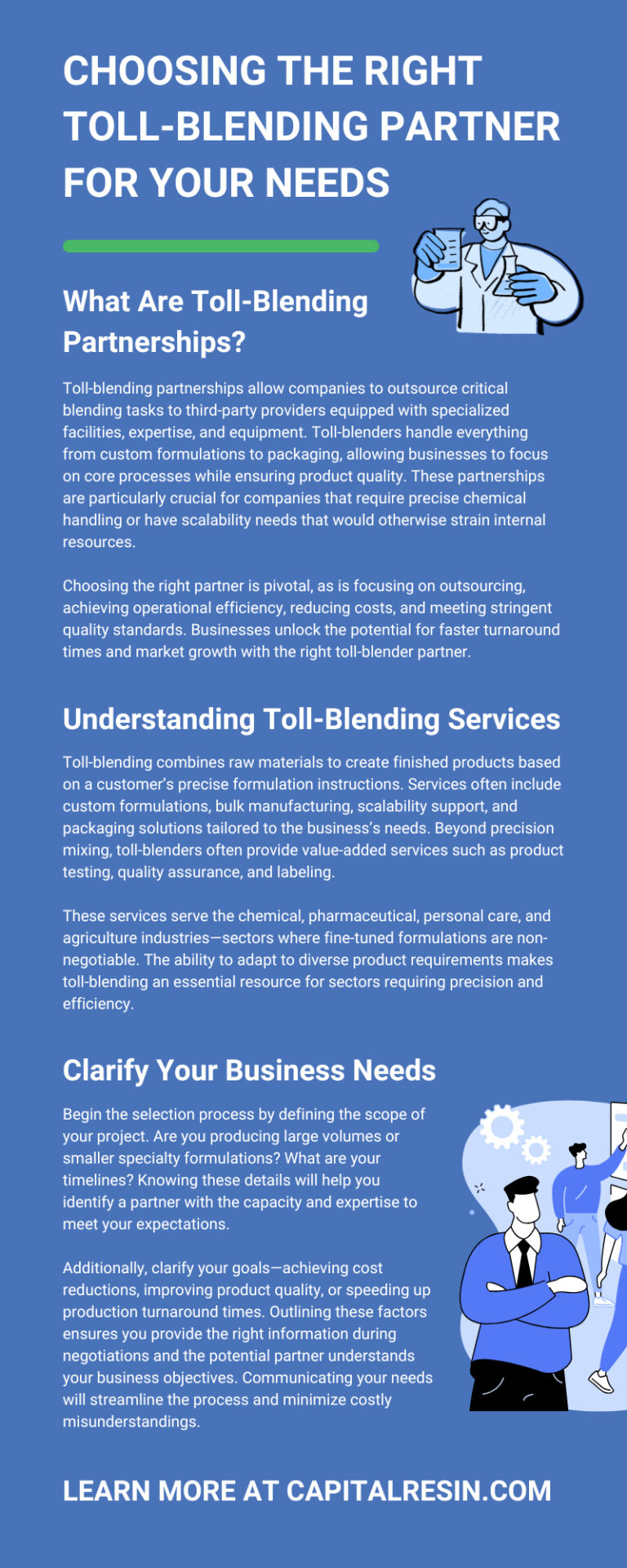 Choosing the Right Toll-Blending Partner for Your Needs